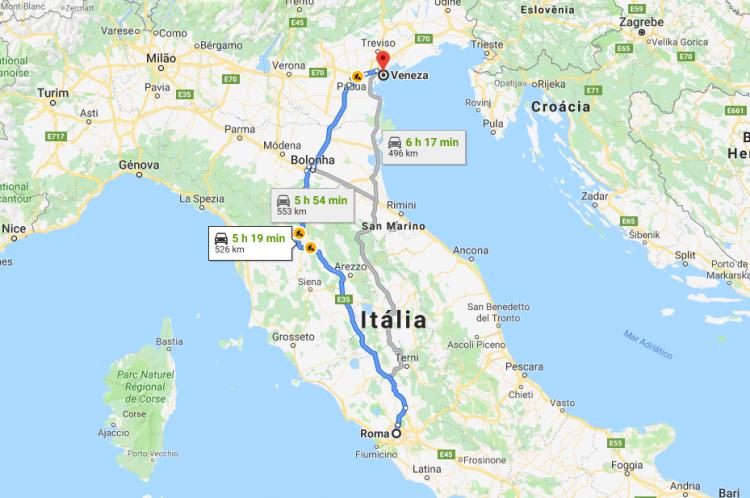 Road trip Roma a Veneza: conheça os atrativos artísticos!
